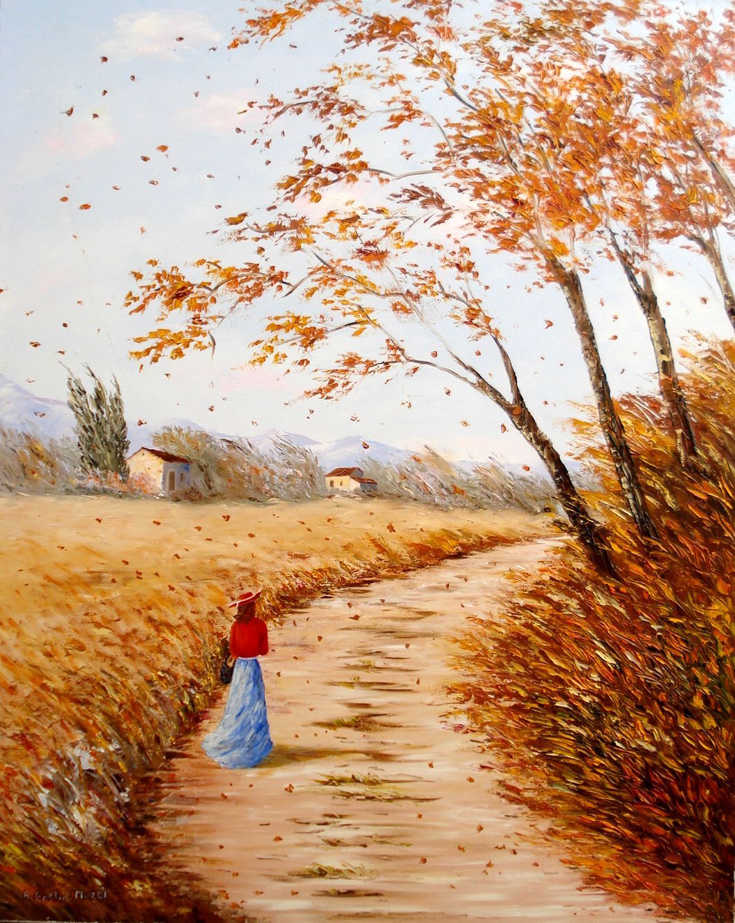 Peinture Mistral d'Automne