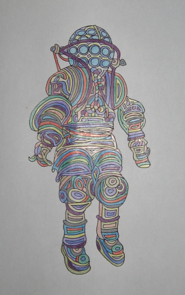 Dessin Scaphandre Carmagnolle