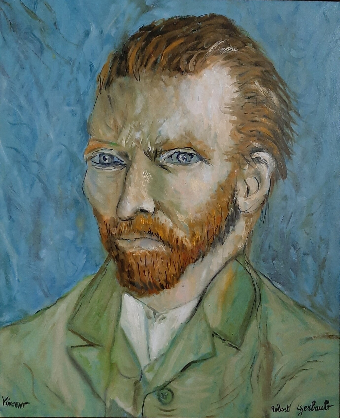 Peinture Hommage à Van Gogh