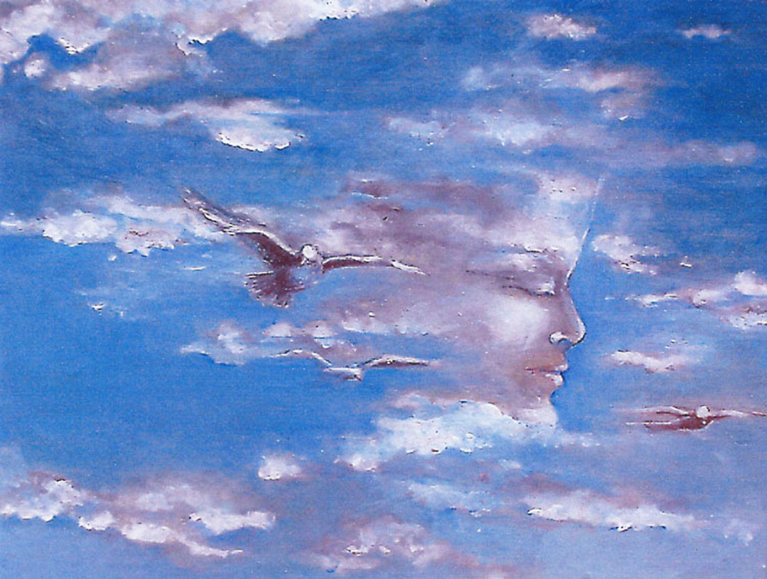 Peinture dans les nuages