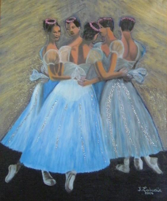 Peinture les danseuses