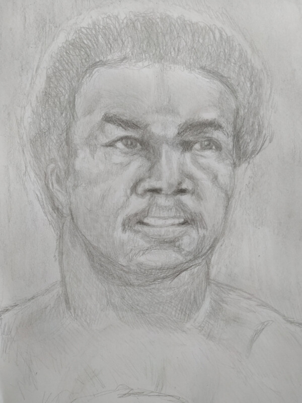 Dessin George Foreman