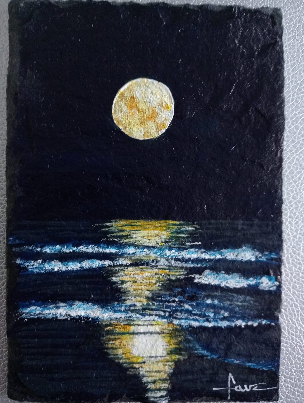 Peinture Reflets de lune
