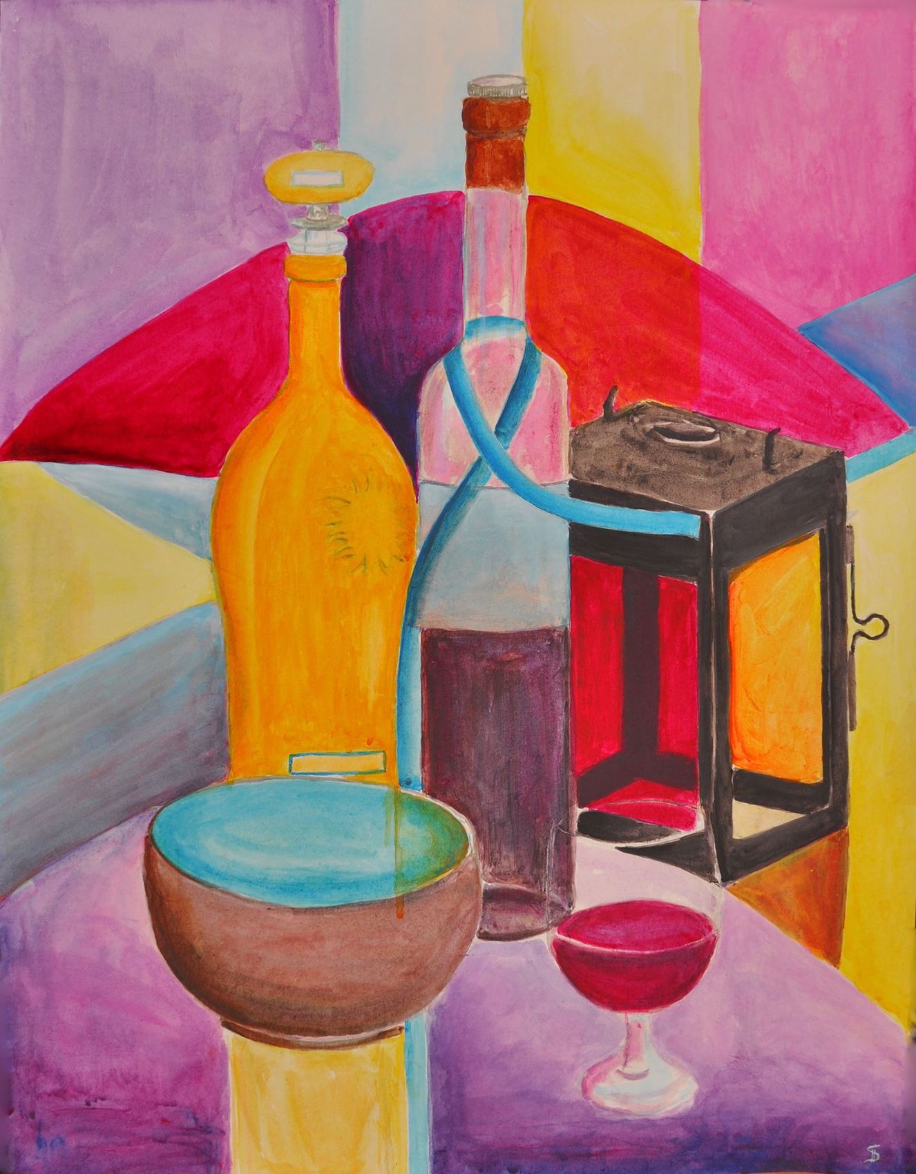 Peinture Un ricard sinon rien