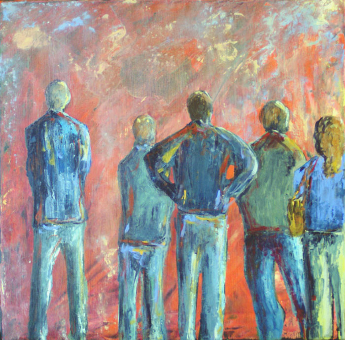 Peinture la famille Bondeau