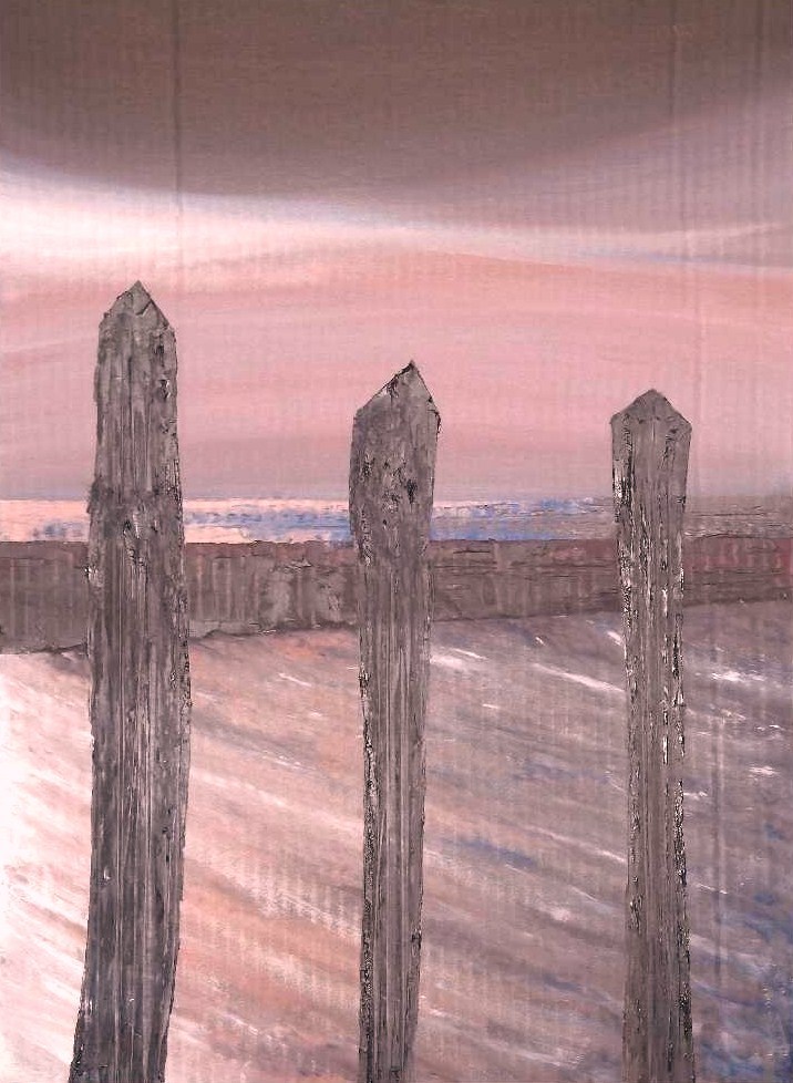 Peinture Port du collet, impressions au travers des trois graces d ...