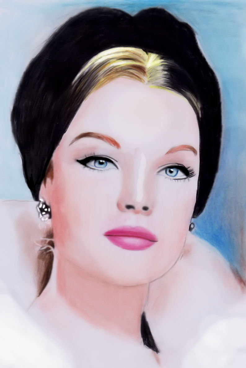 Dessin Romy Schneider