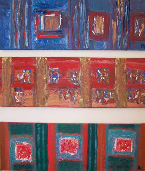 Peinture tryptique n°1