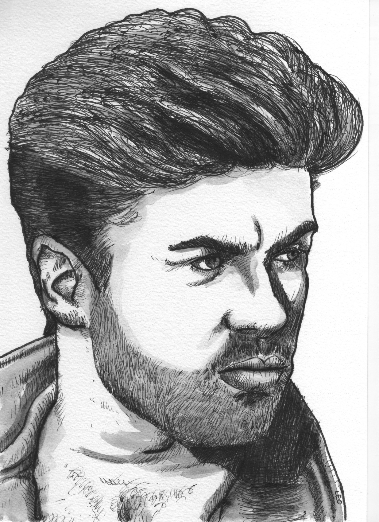 Peinture George michael
