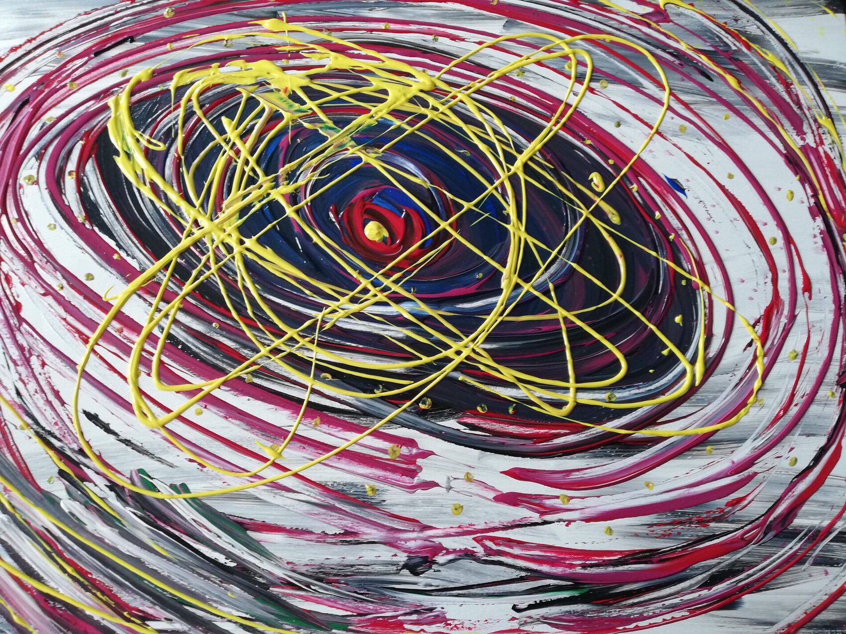 Peinture Naissance d'une étoile