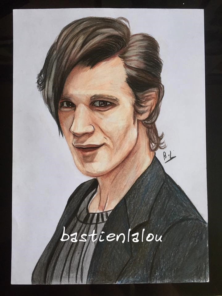 Dessin matt smith alias doctor who