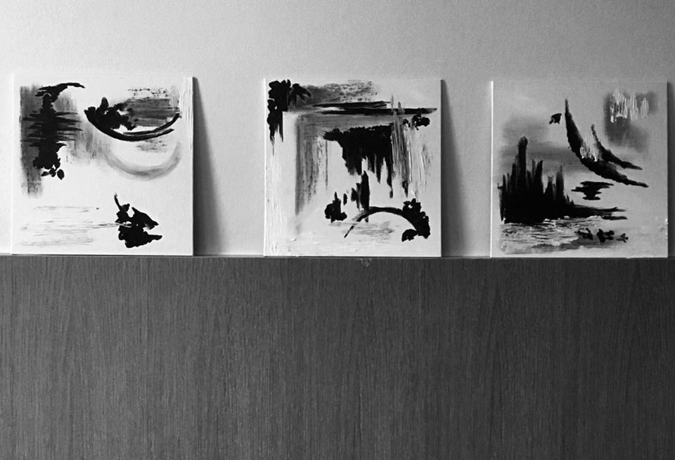 Peinture triptyque