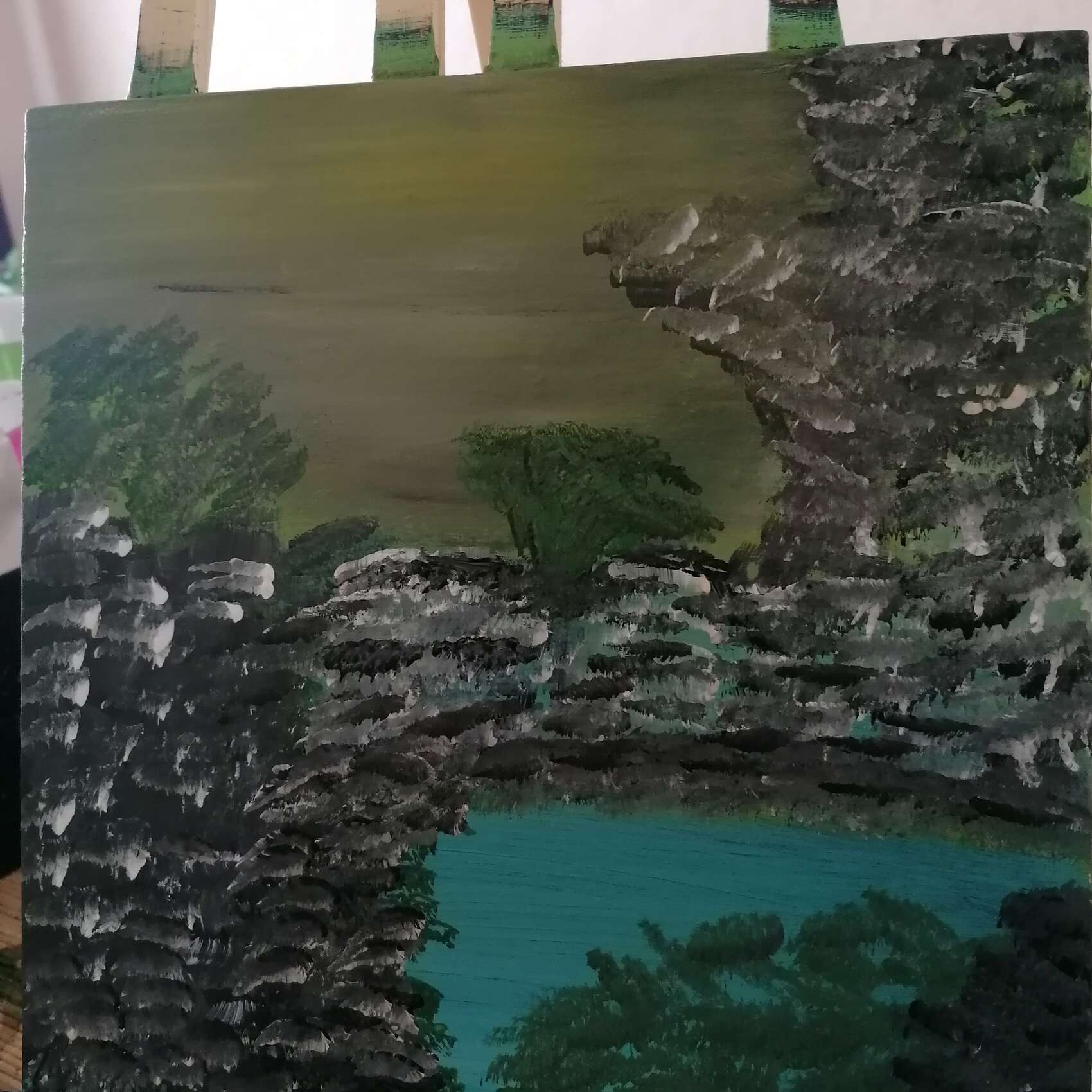 Peinture Le vert