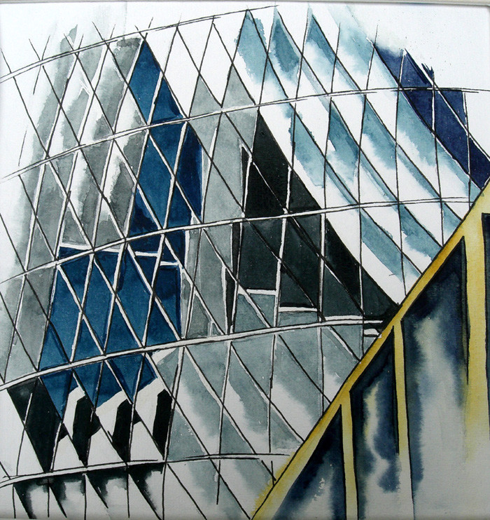 Peinture reflets fenêtres 2