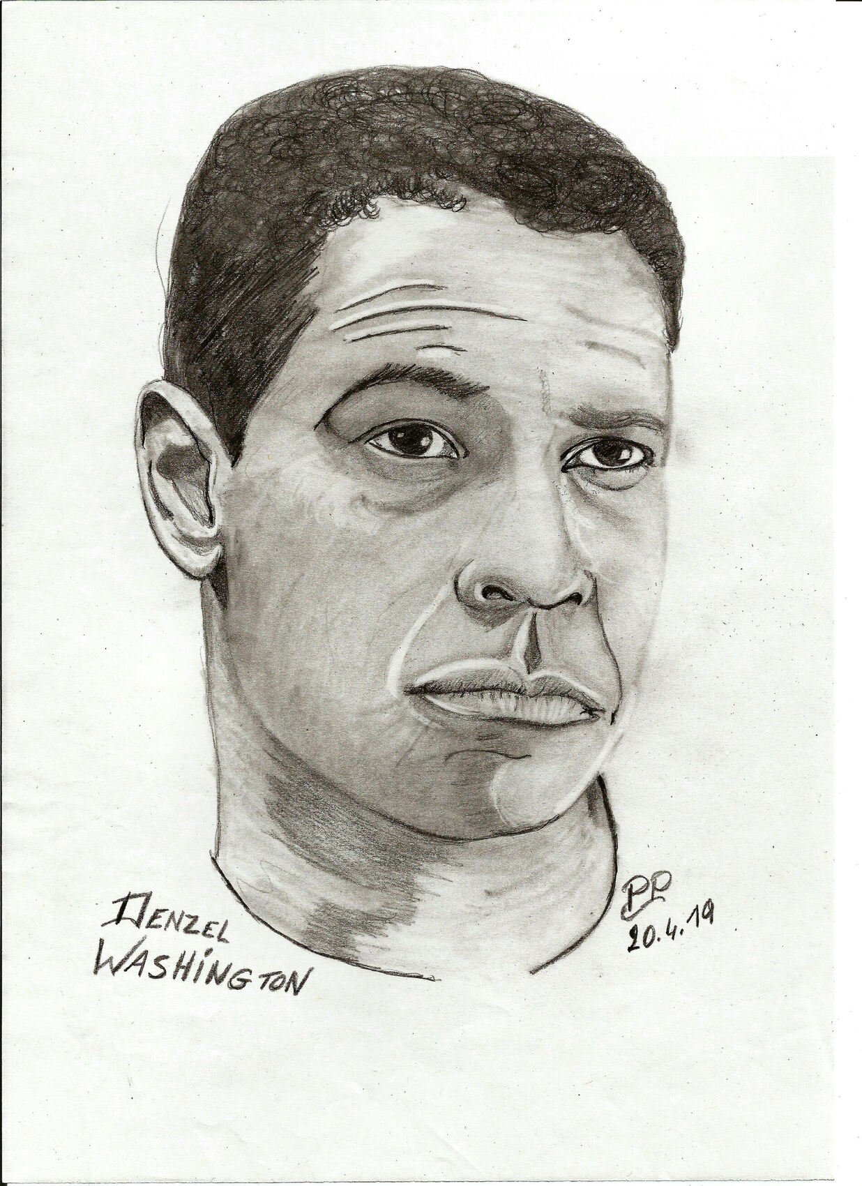 Dessin Denzel Washington