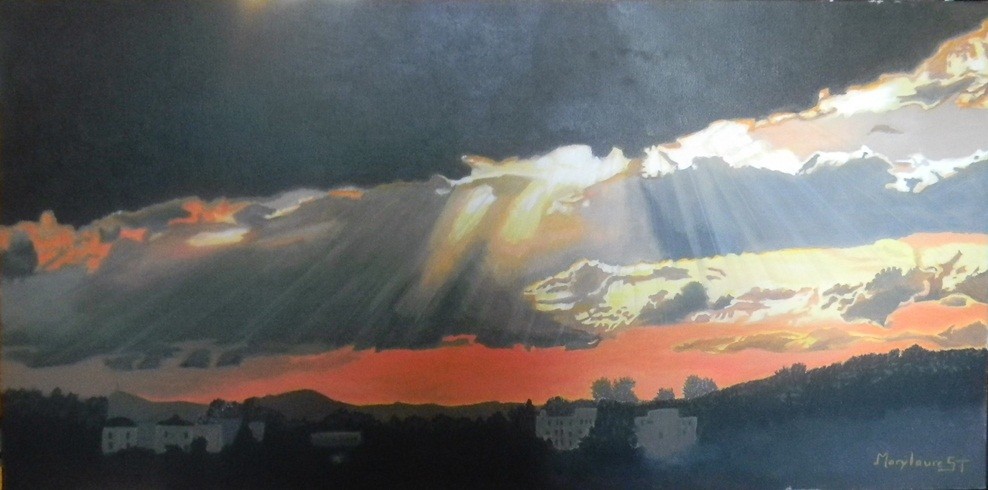 Peinture Crépuscule