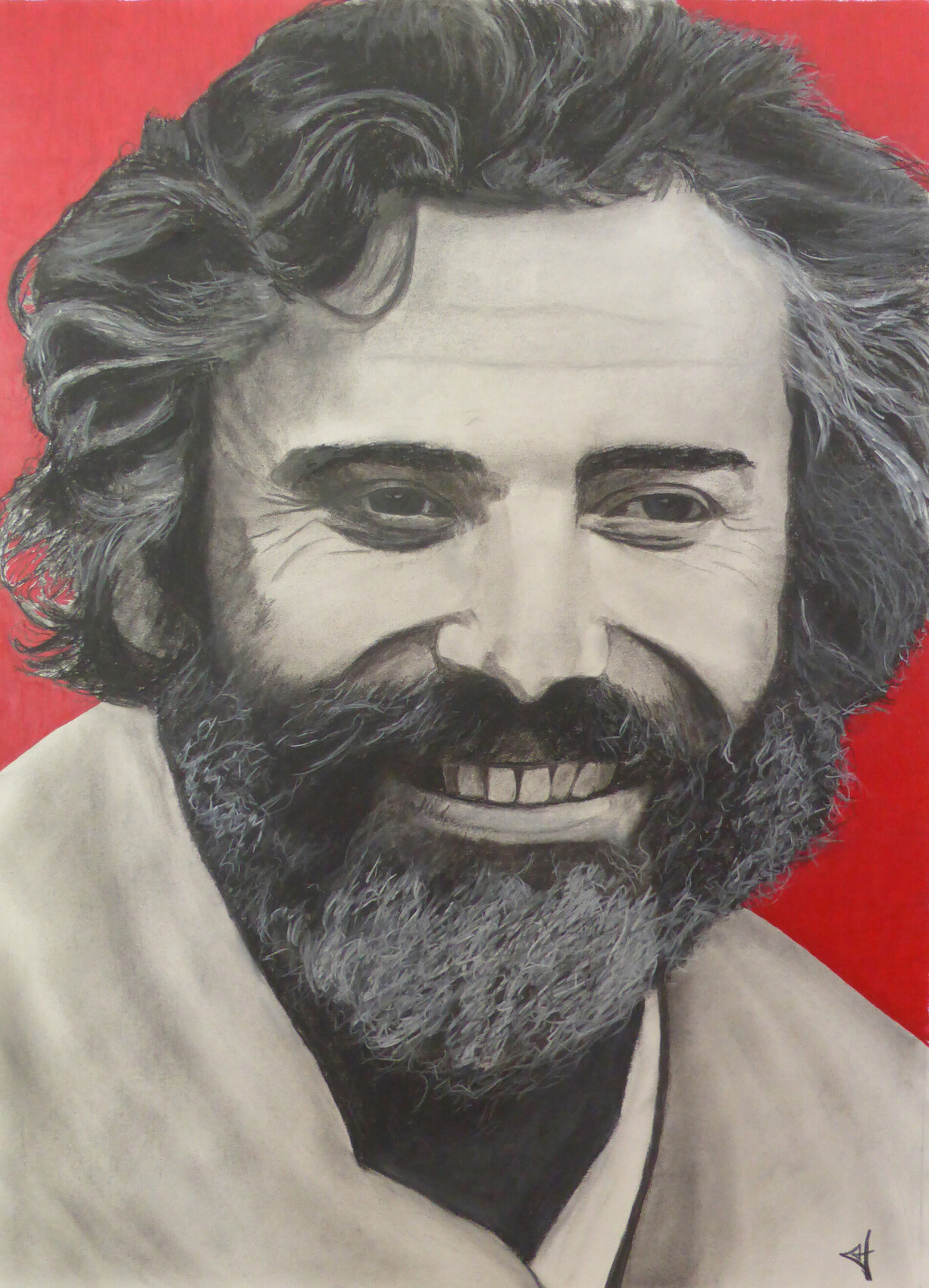 Peinture Georges Moustaki