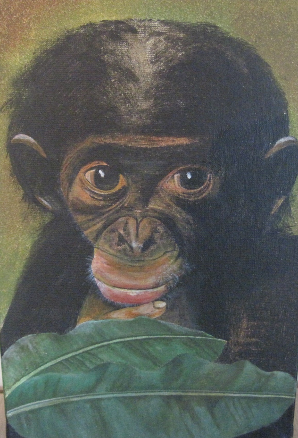 Peinture MON PETIT BONOBO