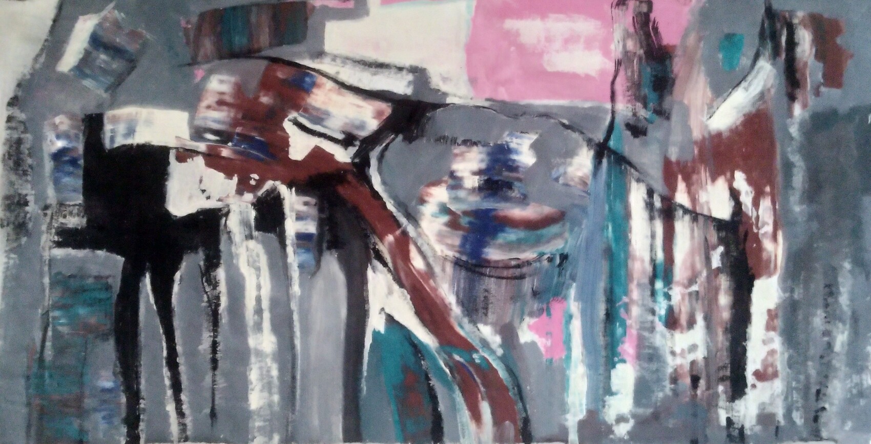 Peinture Désintégration sociale