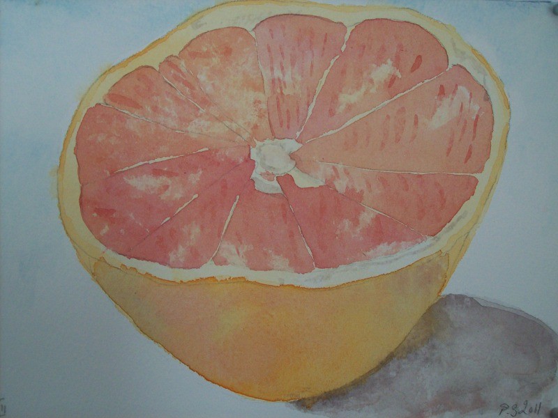 Peinture pamplemousse
