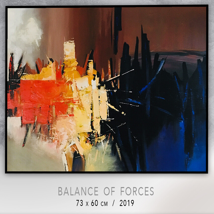 Peinture BALANCE OF FORCES