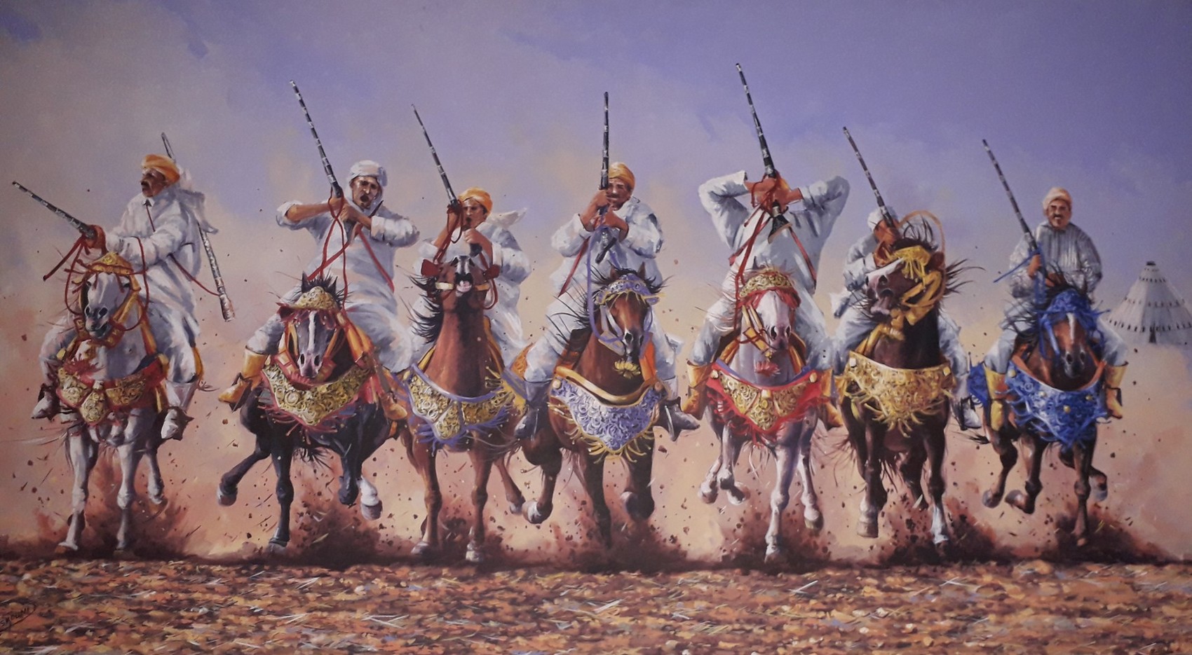 Peinture Tborida maroc