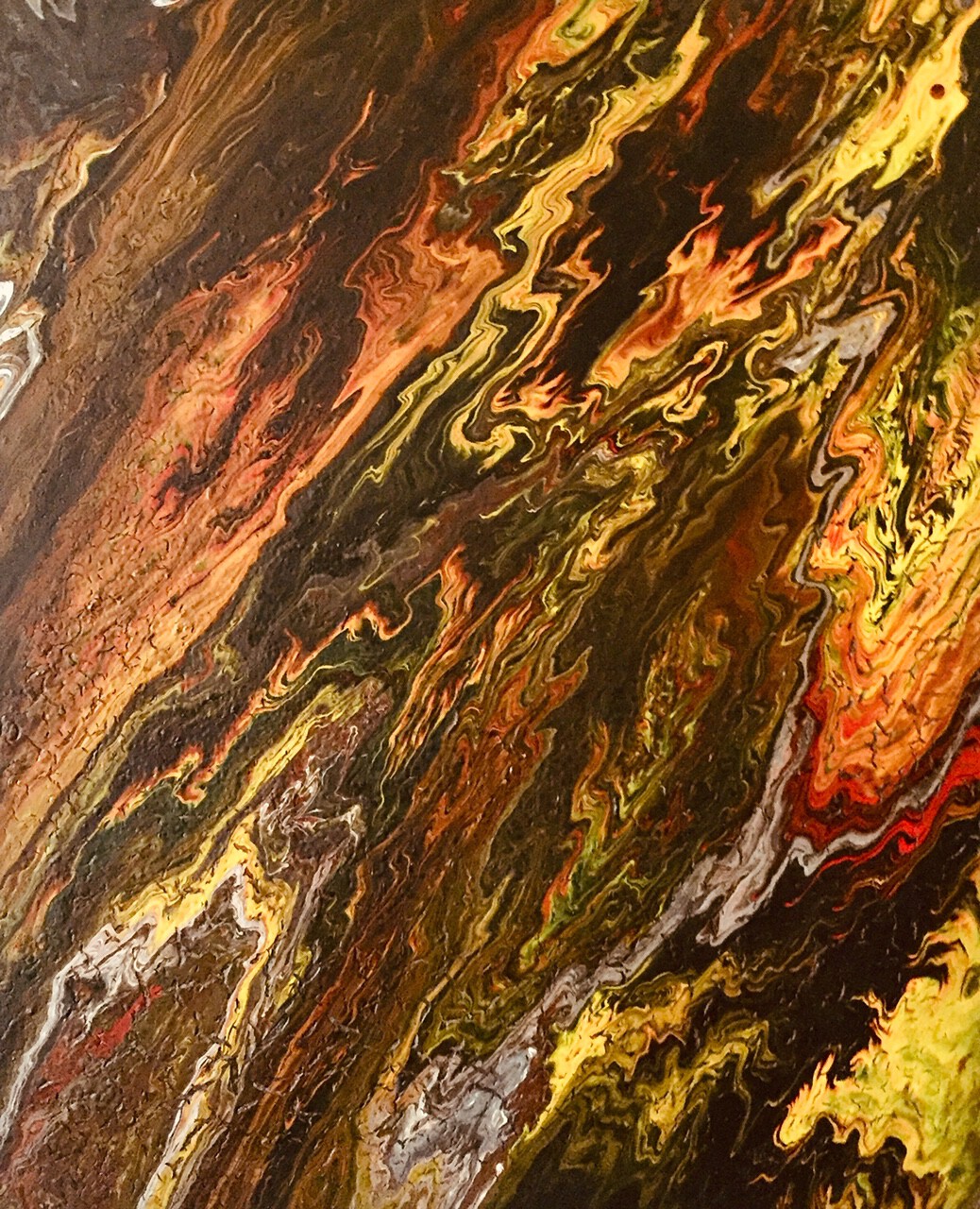 Peinture "Magma" by Aston