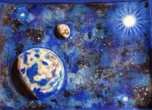 Peinture Le Cosmos