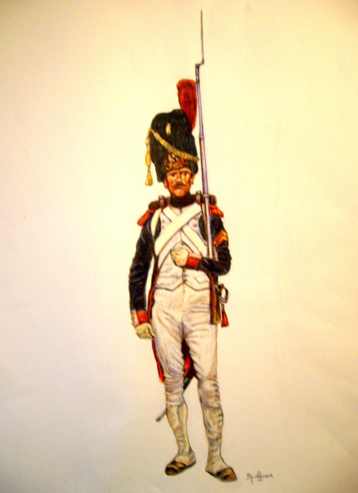 Dessin GROGNARD 1er Empire