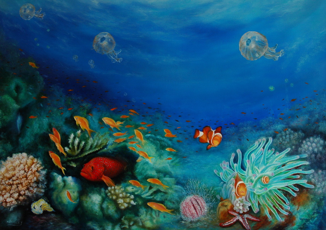 Peinture fond marin 3