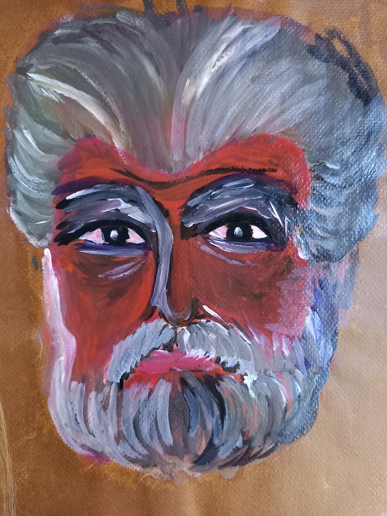 Peinture Victor Hugo ou le Père Noël