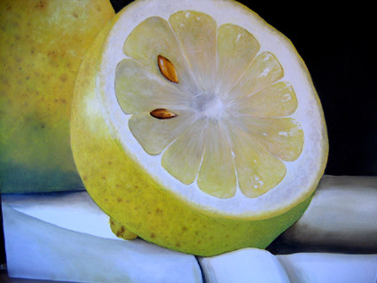 Peinture citron