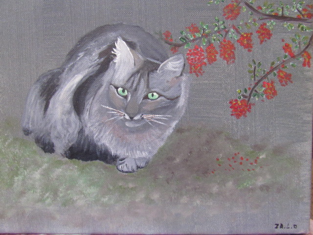 Peinture Le chat