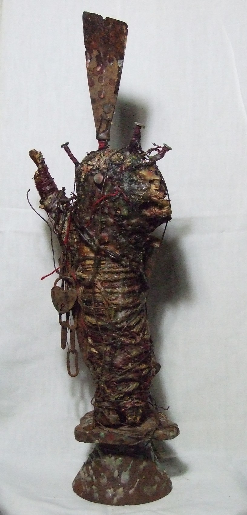 Sculpture volume technique mixte