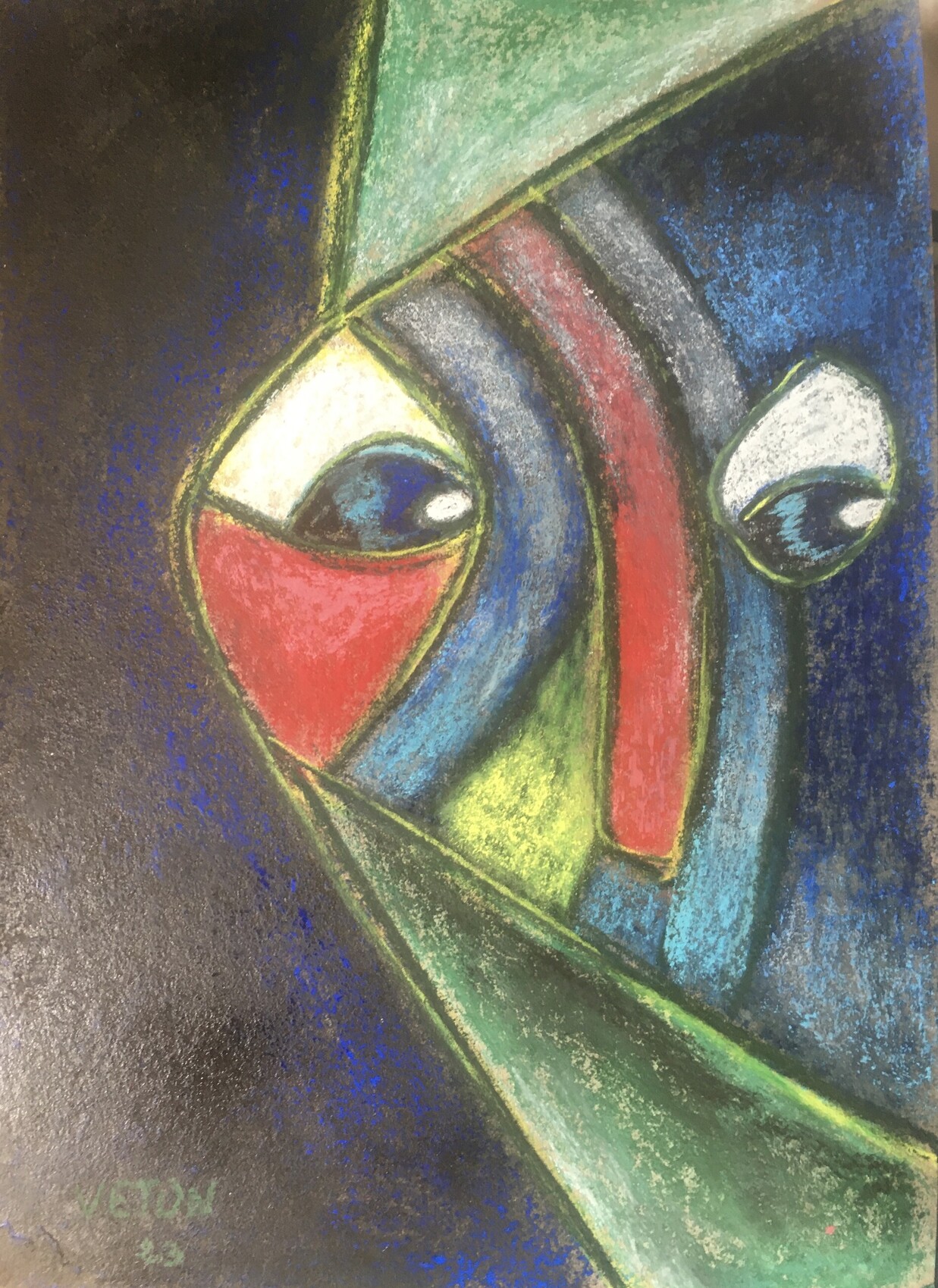 Peinture Le dédain…