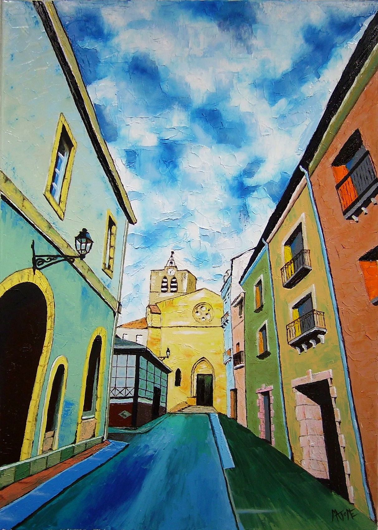 Peinture Rue de la République