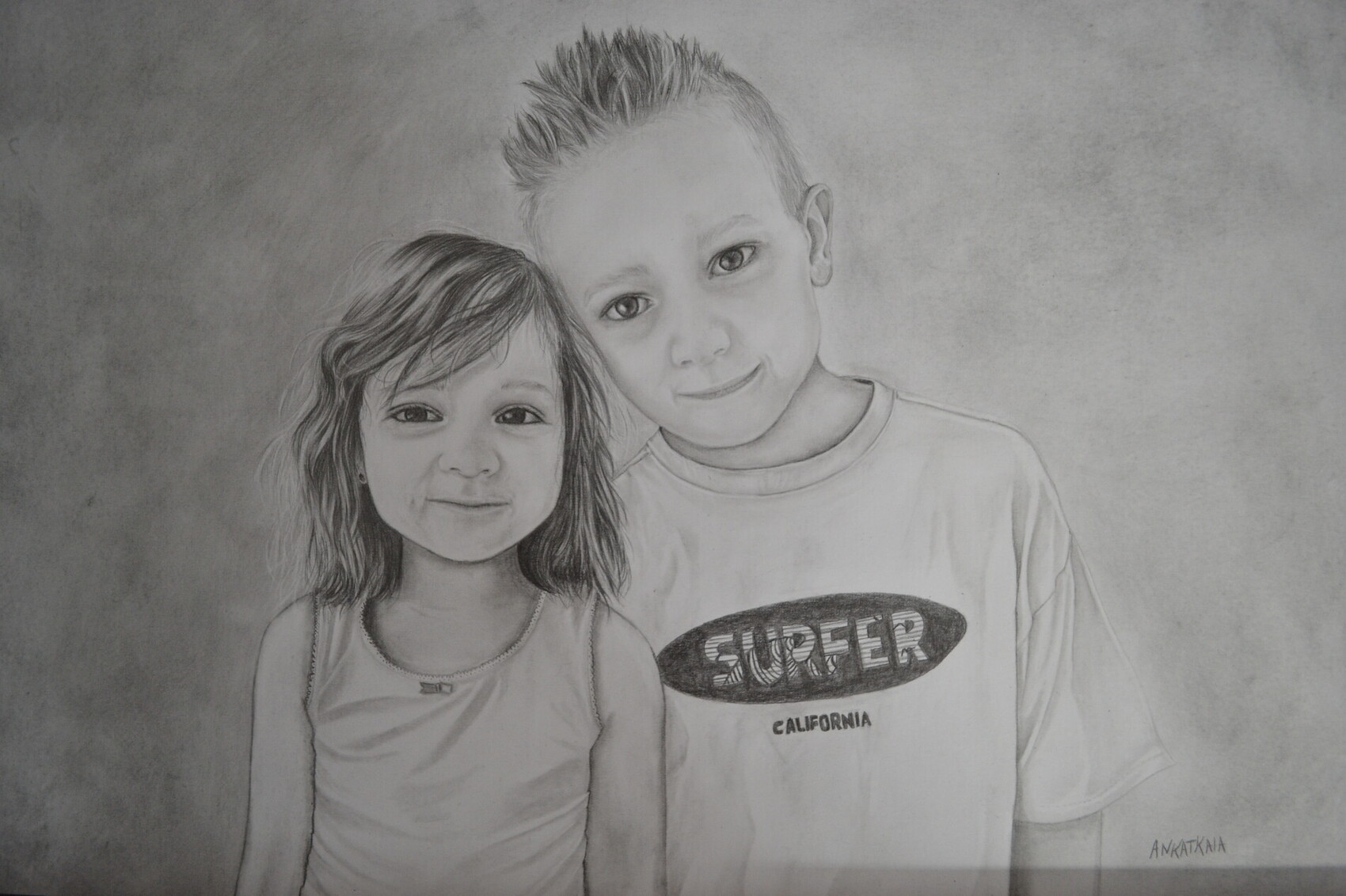 Peinture frère et soeur