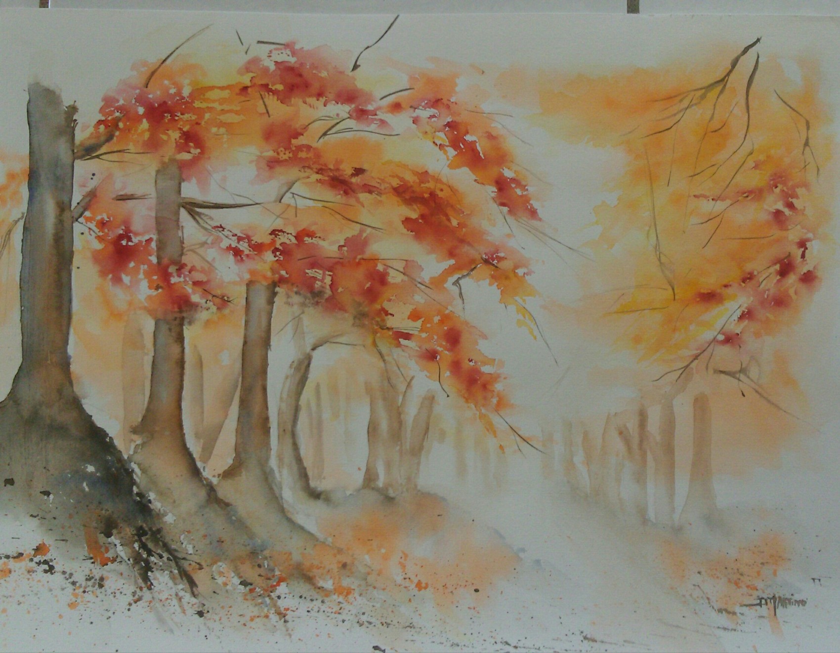Peinture Automne chaleureux