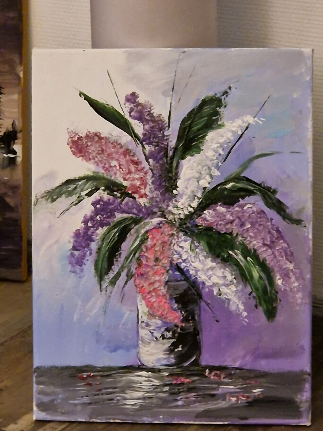 Peinture Le printemps est la