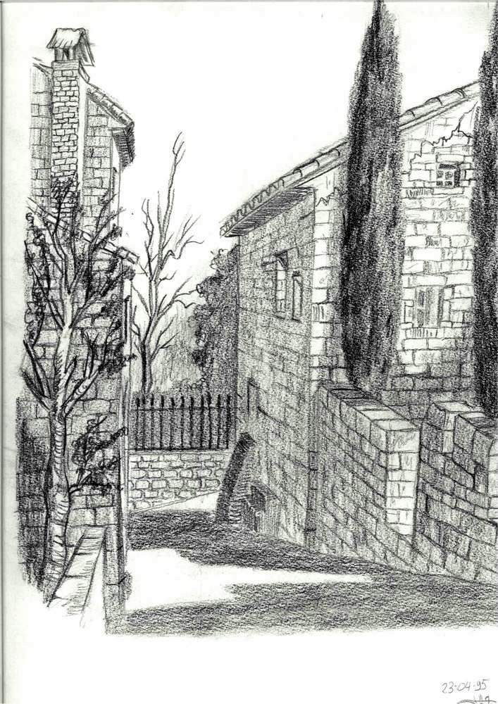 Dessin Ruelles sous le soleil