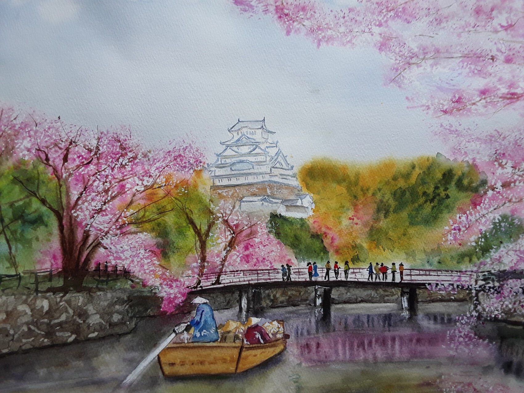 Peinture Le printemps