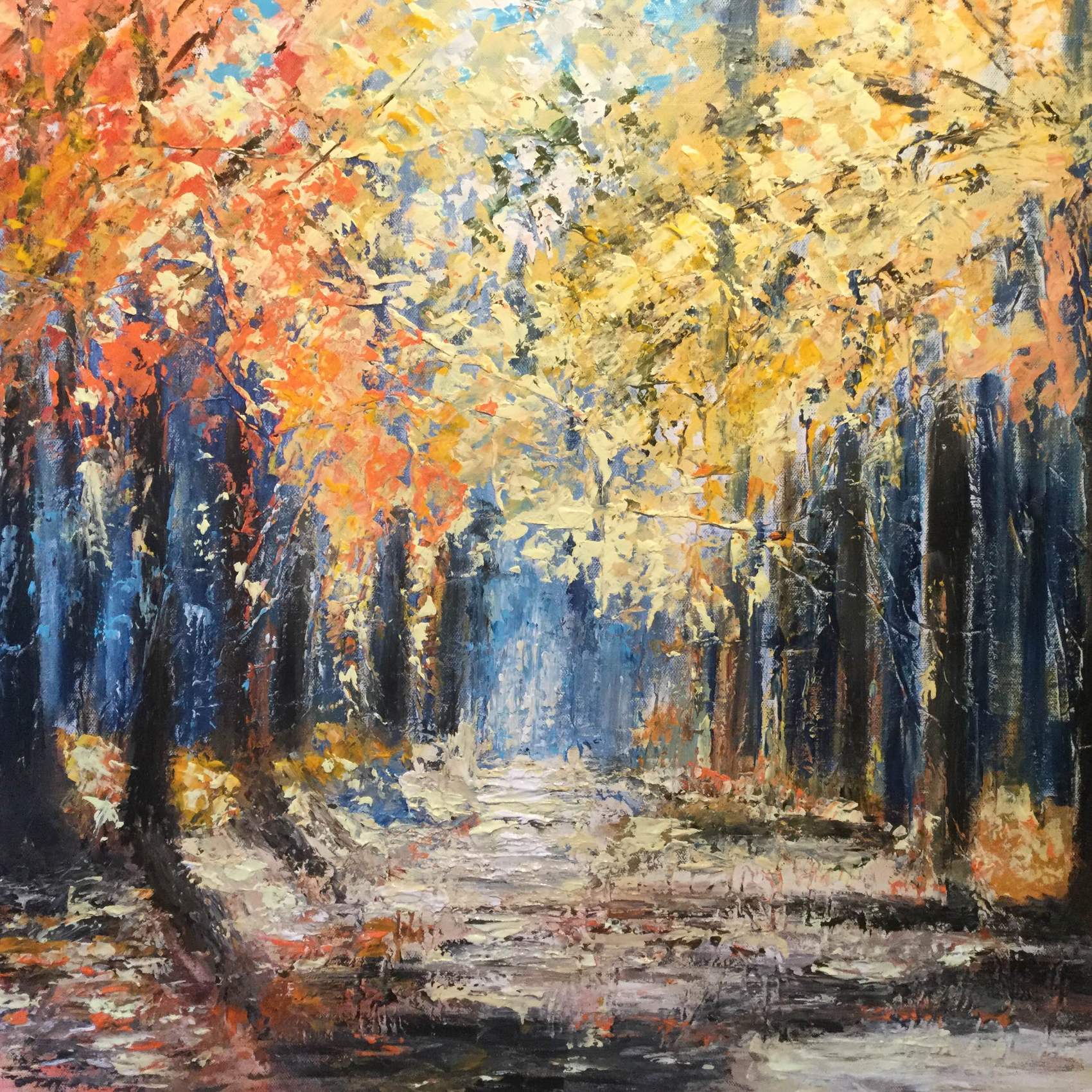 Peinture La promenade