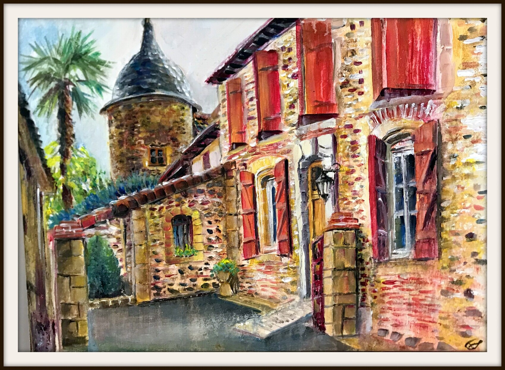 Peinture La tour du Peich