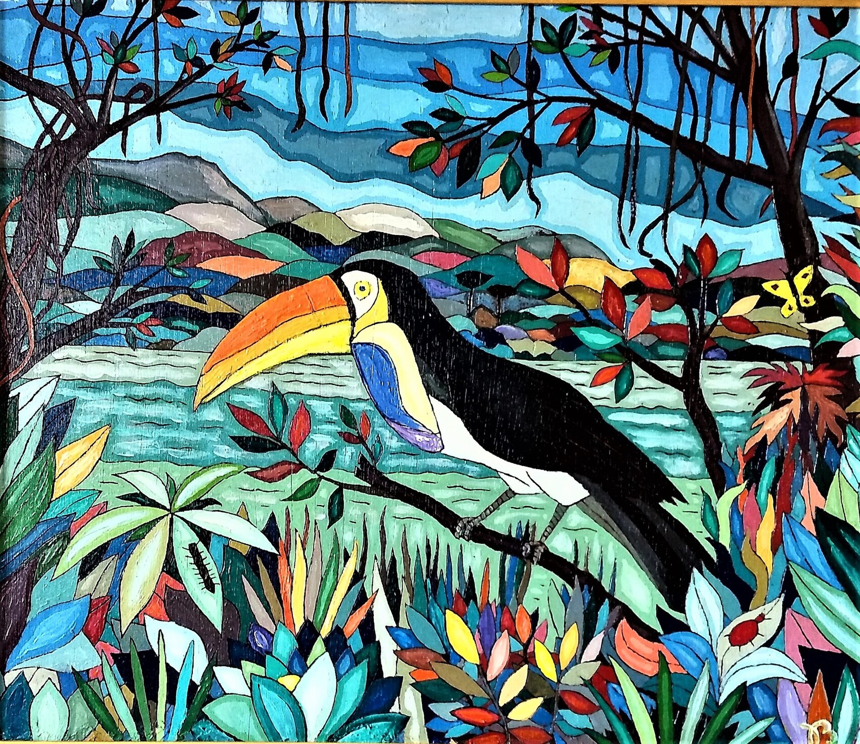 Peinture toucan 2