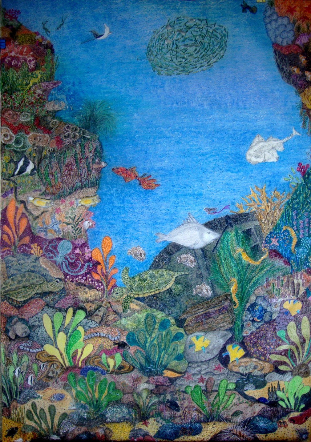 Dessin FONDS MARINS Les Envahisseurs