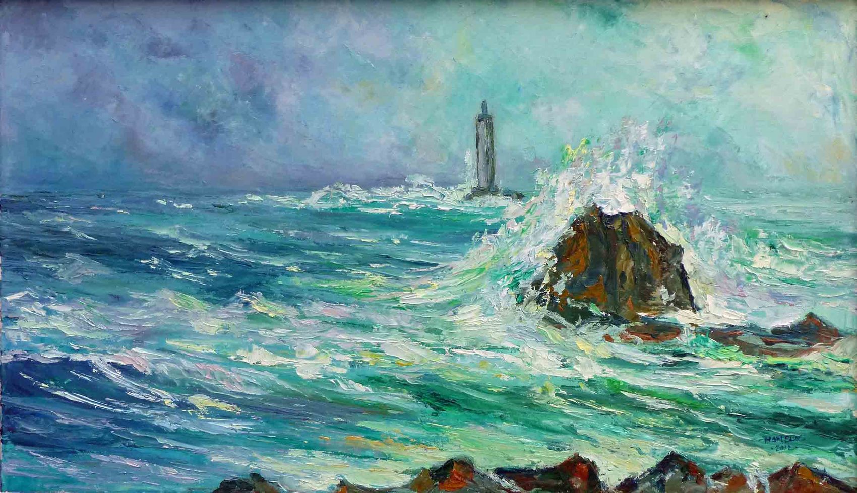 Peinture La pointe du Raz