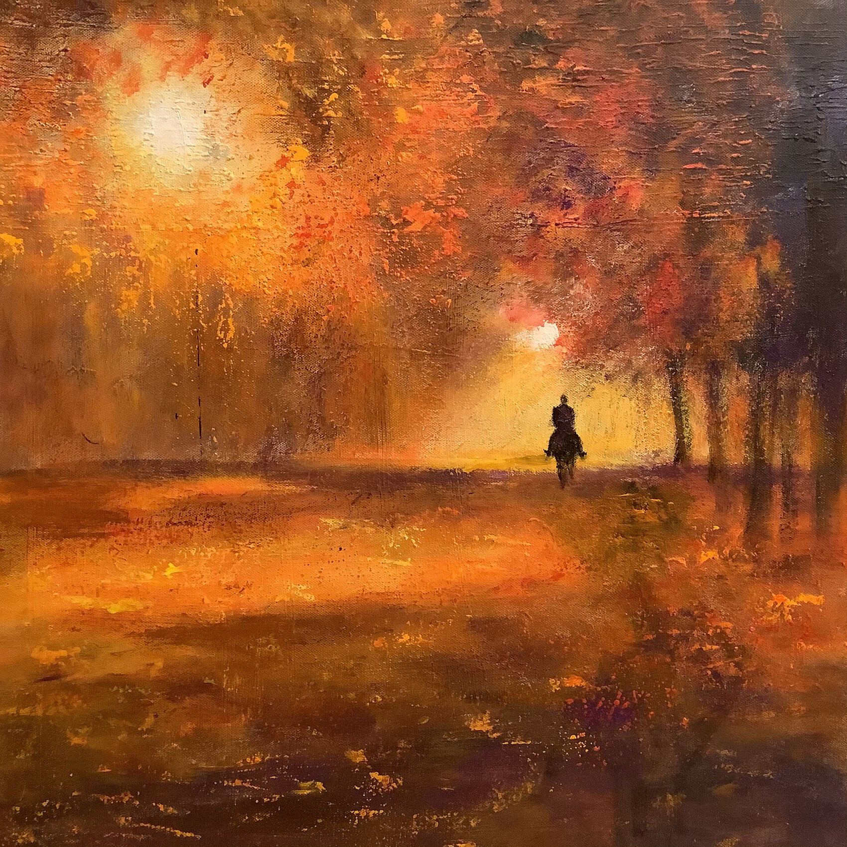 Peinture La cavalière