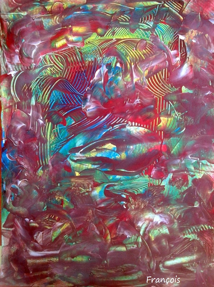 Peinture La cité du magicien blanc