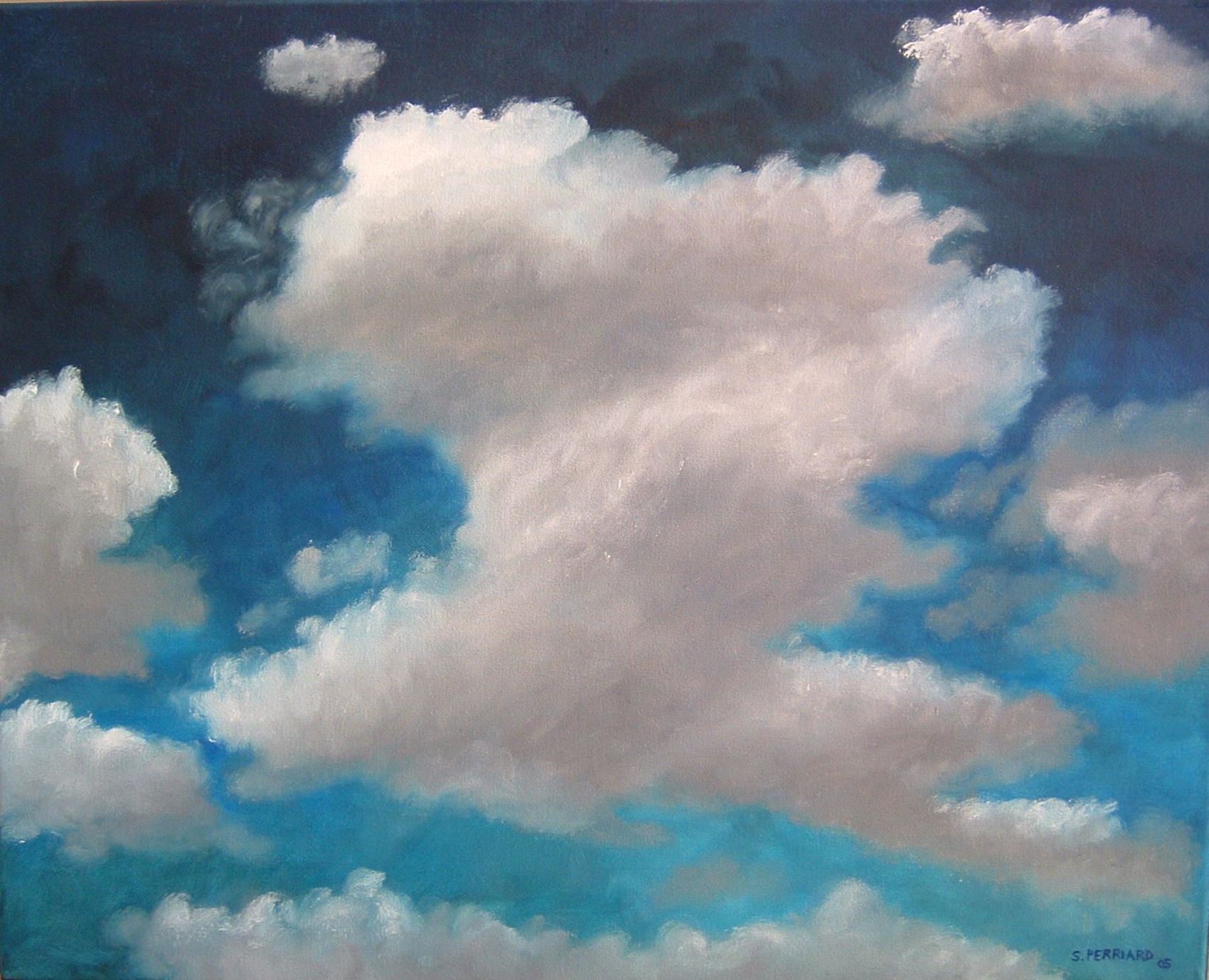 Peinture Nuages