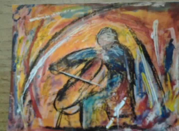 Peinture oeuvre musicale.......